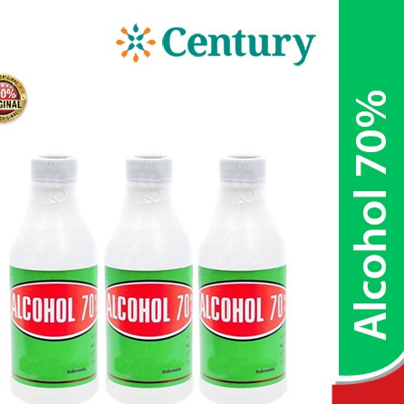 Jual Alcohol 70% 100ml / 1 Botol / alkohol / Antiseptic / Antiseptik ...
