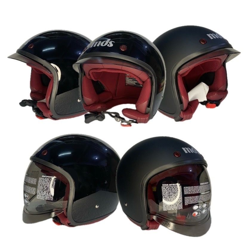 Jual Helm Retro MDS MAGNUM Bogo SNI | Shopee Indonesia