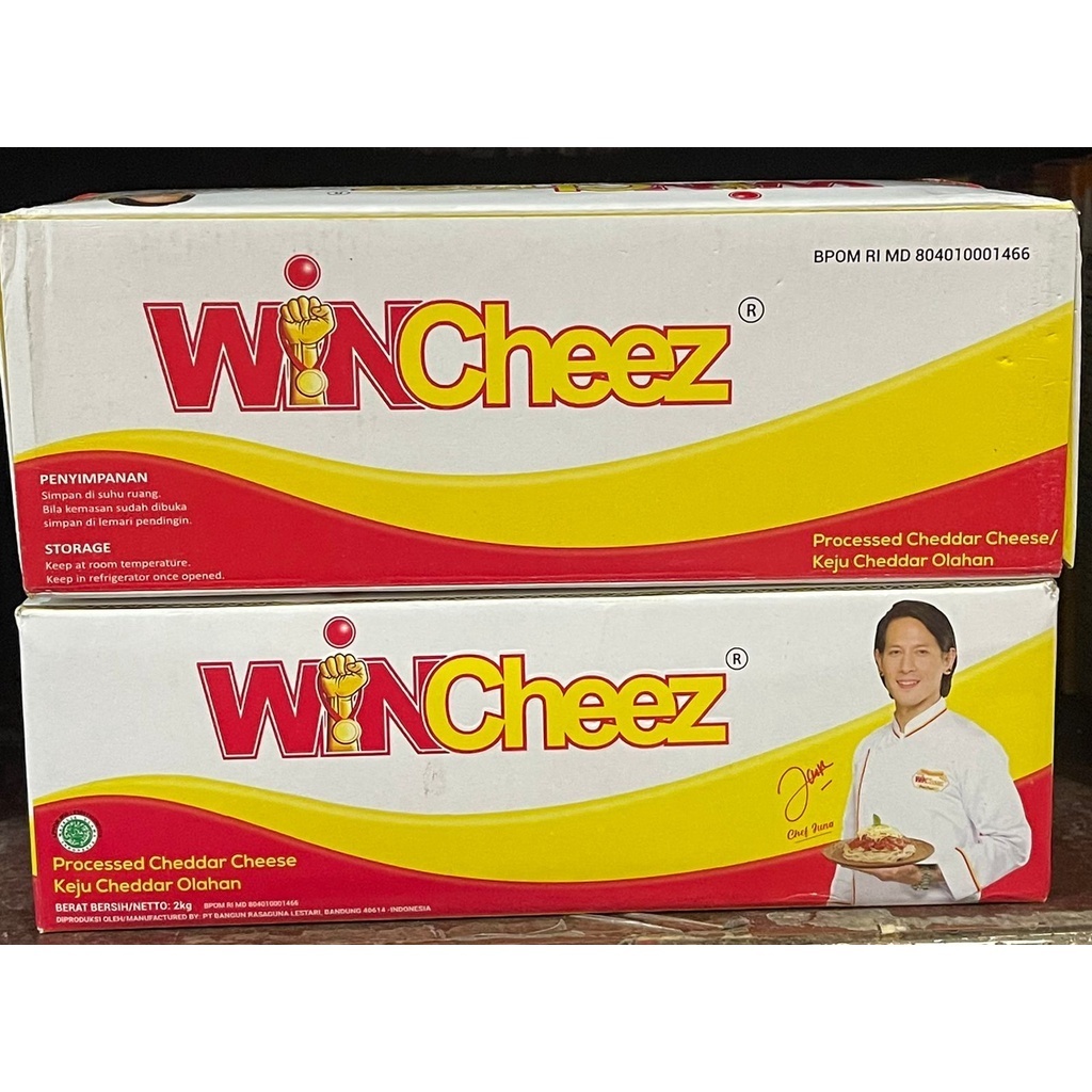 Jual Keju Wincheez Cheddar Cheese 2kg | Shopee Indonesia