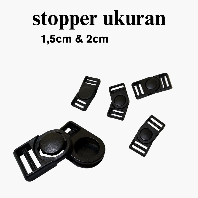 Jual STOPER stopper tali id card lanyard cantelan ukuran 1,5 cm HARGA ...