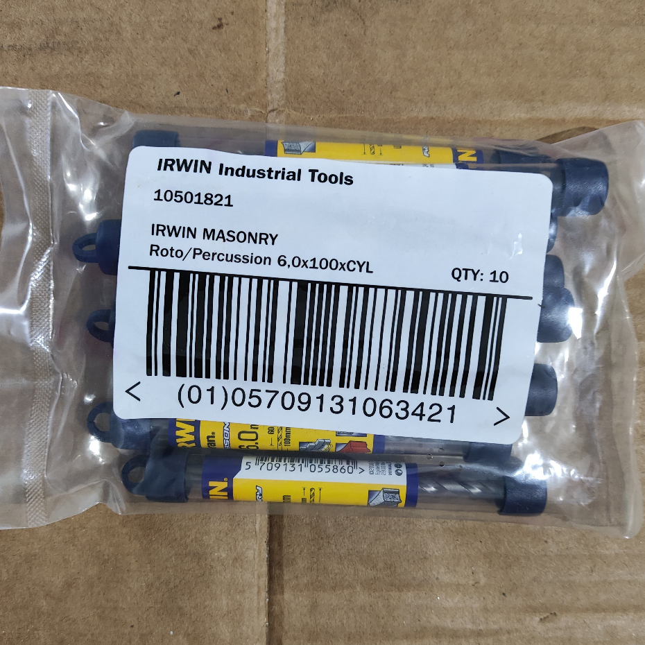Jual MATA BOR BETON IRWIN 6MM / IRWIN MASONRY DRILL BIT 6MM ORIGINAL ... Jual MATA BOR BETON IRWIN 6MM / IRWIN MASONRY DRILL BIT 6MM ORIGINAL ...