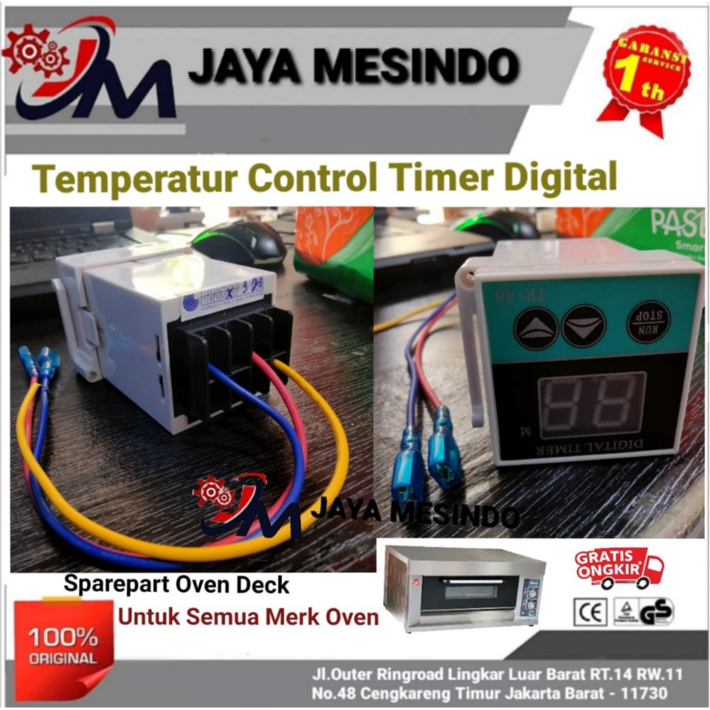 Jual Timer Digital Oven Deck Gas TR-48 Sparepart Oven Gas Otomatis ...