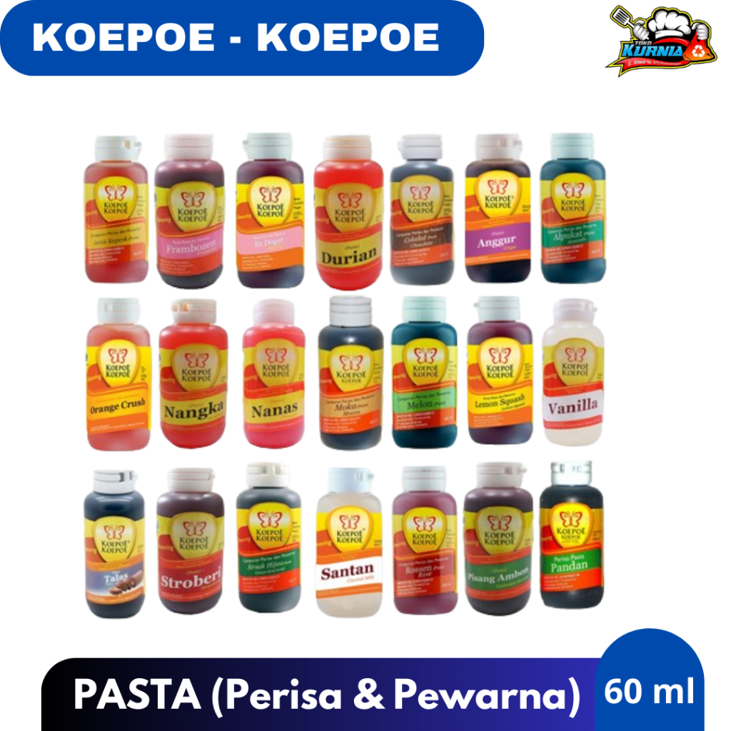Jual PASTA PERISA DAN PEWARNA KOEPOE KOEPOE 60 ML | Shopee Indonesia