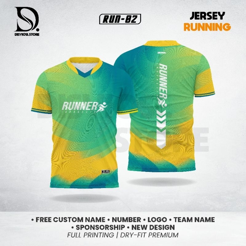 Jual Baju Lari Jersey Runners Indonesia Unisex Terbaru Full Print ...