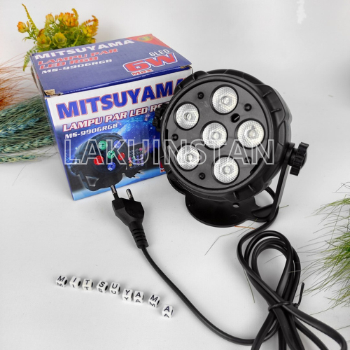 Jual Lampu LAMPU PAR LED RGB MS-9906RGB 6W Mitsuyama LED Mini Party ...