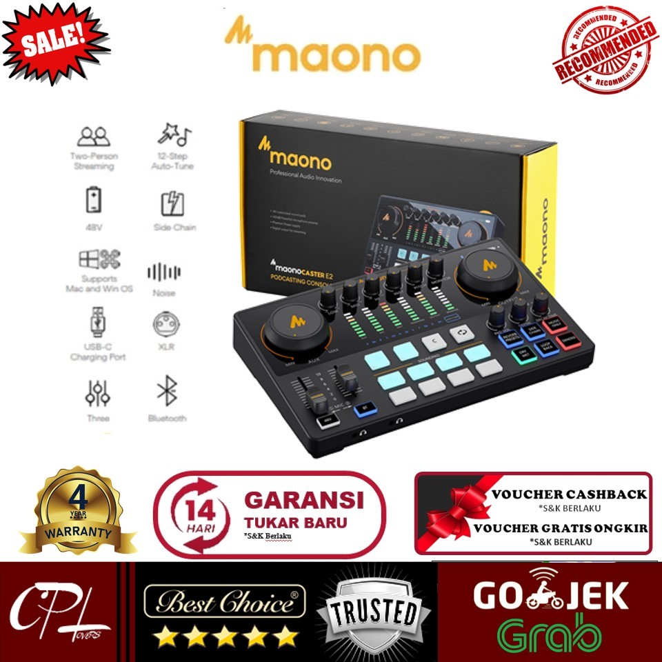 Jual Maono E2 Maonocaster AME2 AM-E2 Soundcard Streaming Podcast - GARANSI RESMI | Shopee Indonesia