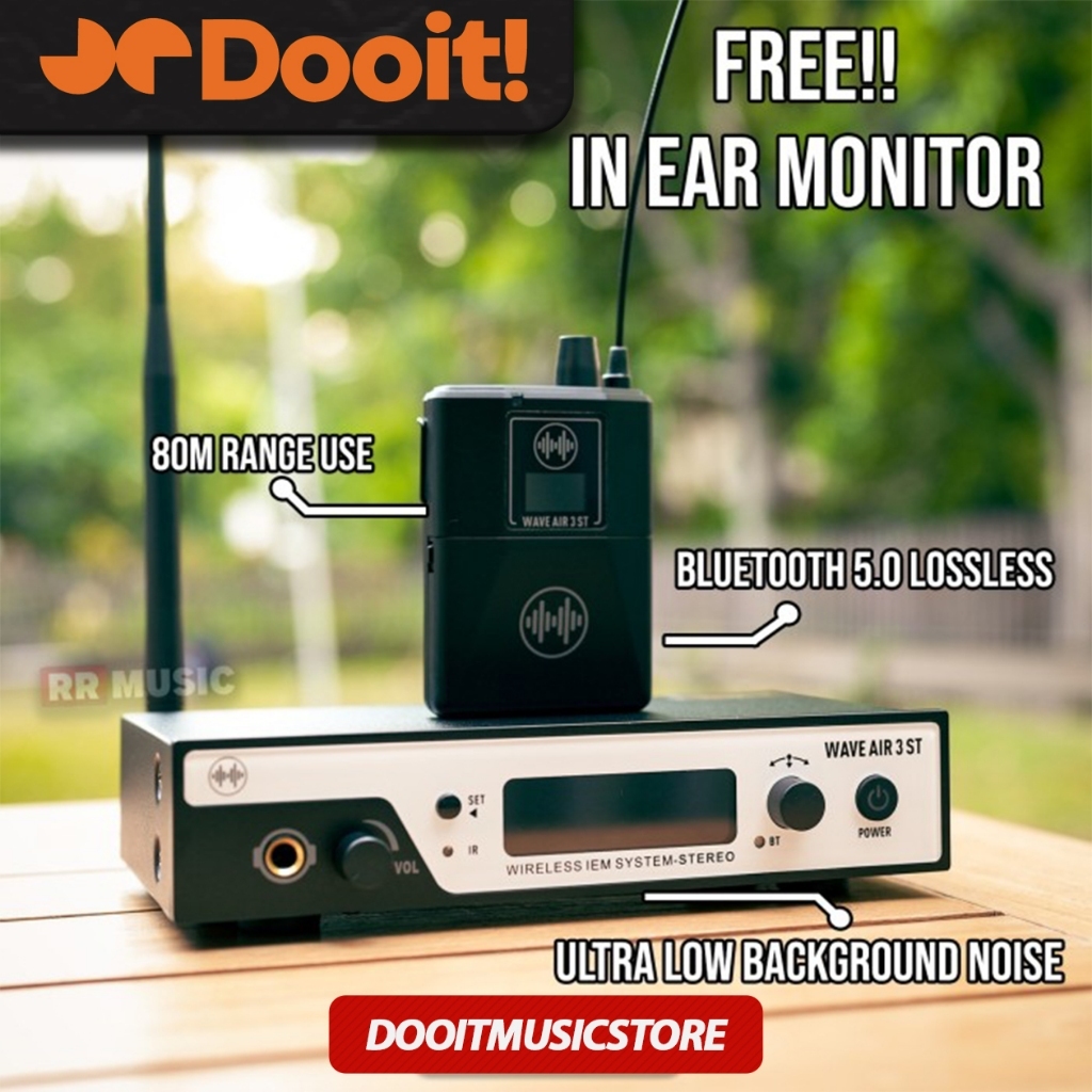 Jual WAVE AIR 3 STEREO In Ear Monitor IEM Wireless System Stage Wave ...
