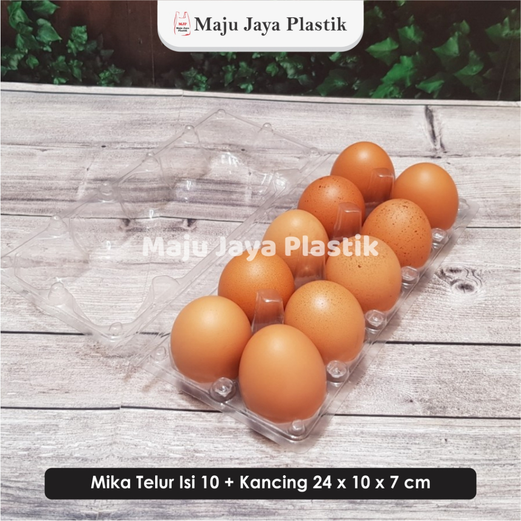 Jual Tray Telur Mika 10 Butir Tebal dengan Pengunci | Egg Tray Plastik ...