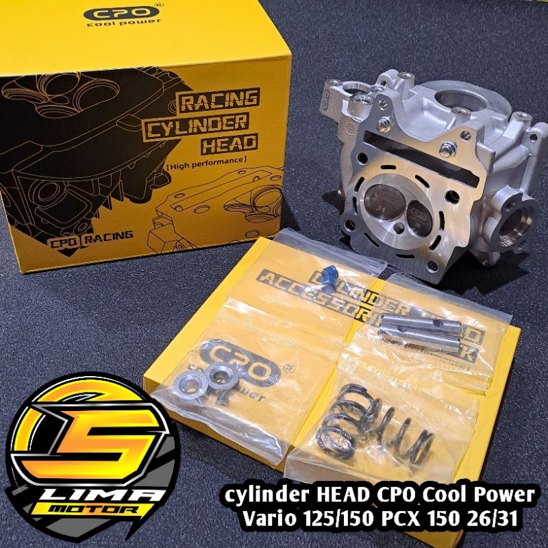 Jual Silinder cylinder head CPO Cool Power PCX Vario 125 150 ukuran 25 ...