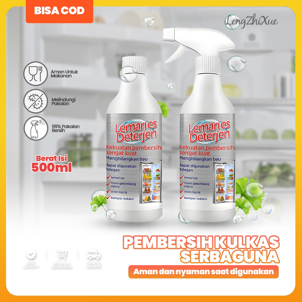 Jual Pembersih Kulkas Penghilang Bau Anti Jamur Lemari Es Freezer Kerak ...