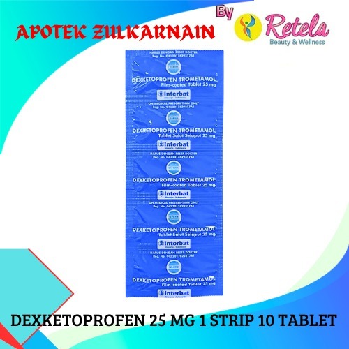 Jual Dexketoprofen 25Mg 1 Strip 10 Tablet | Shopee Indonesia
