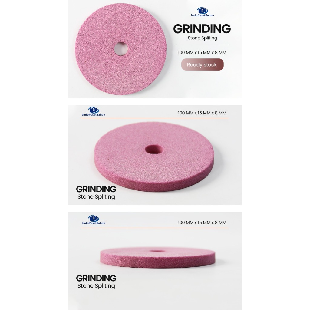 Jual Grinding Stone / Batu Gerinda Splitting: 8.00mm (100mm x 15mm ...