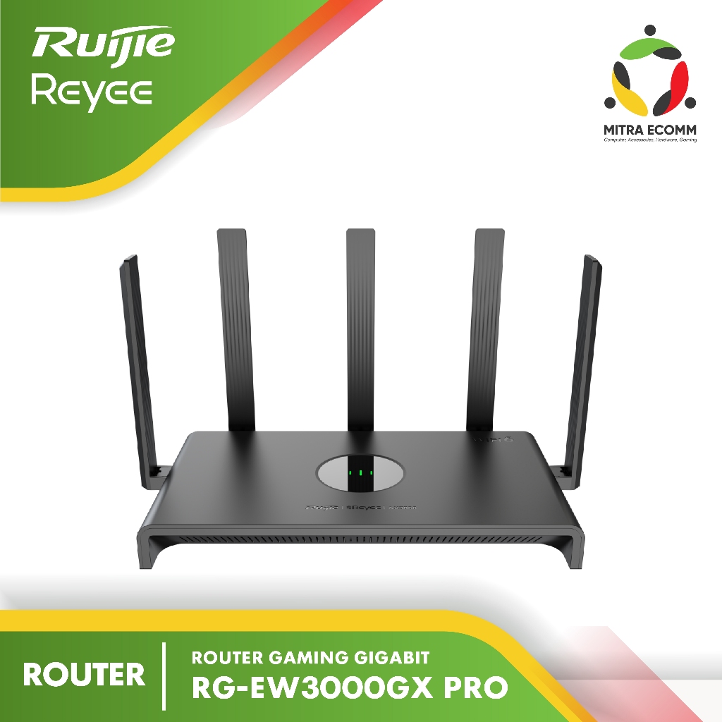 Jual Ruijie Reyee Wireless GAMING Router RG-EW3000GX PRO 3000Mbps 2 ...