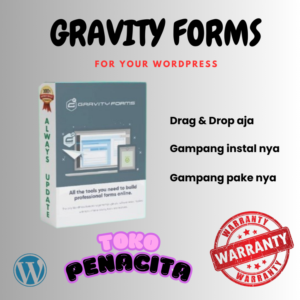 Jual Plugin Gravity Forms untuk membuat form di Wordpress | Shopee Indonesia