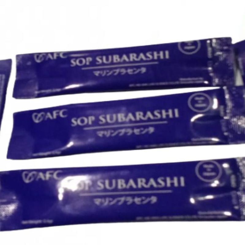 Jual 3 sachet sop Subarashi ecer" sop Subarashi dan utsukushi"sop ...