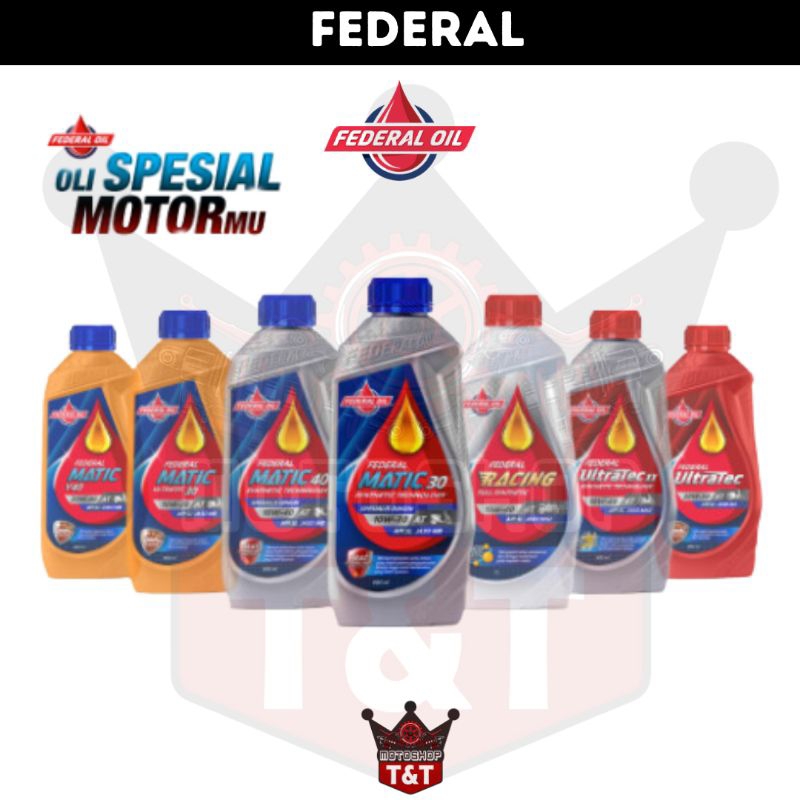 Jual Oli Motor FEDERAL Ultratec | Matic XX Racing Motor Bebek Matic ...