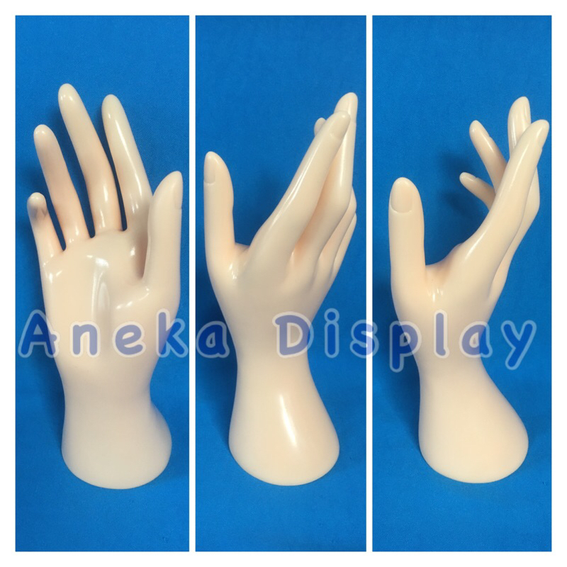 Jual Patung Manekin Jari Tangan Display Cincin Gelang Jam Tangan Sarung ...