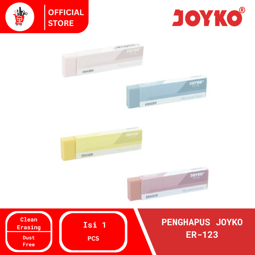Jual Eraser | Stip | Penghapus Joyko ER-123 (1 PCS) | Shopee Indonesia