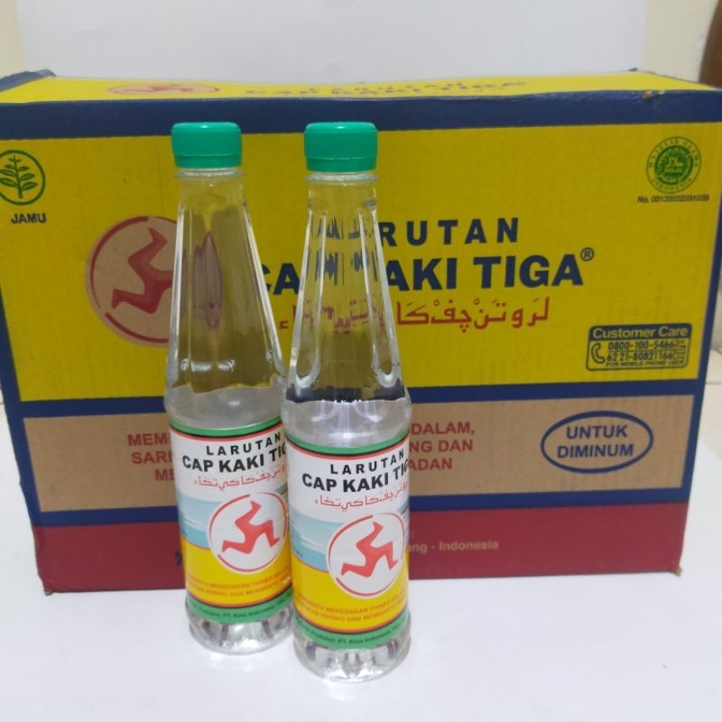 Jual LARUTAN CAP KAKI TIGA BOTOL KECIL 200ML DUS ISI 48 BOTOL | Shopee ...