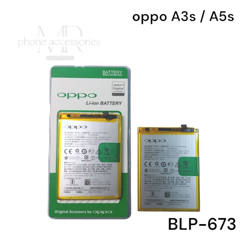 Jual Baterai OPPO Blp-673 - A3s - A5s - A7 - A11k - A12 - A31 Batre ...