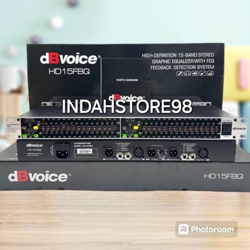 Jual Equalizer dBvoice HD15FBX + Sub Equalizer Anti Feedback dB Voice ...