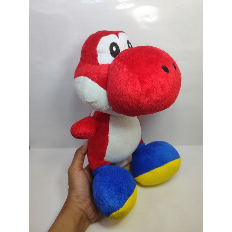 Jual boneka Yoshi super Mario Bros original red brand pudar UK 30cm ...