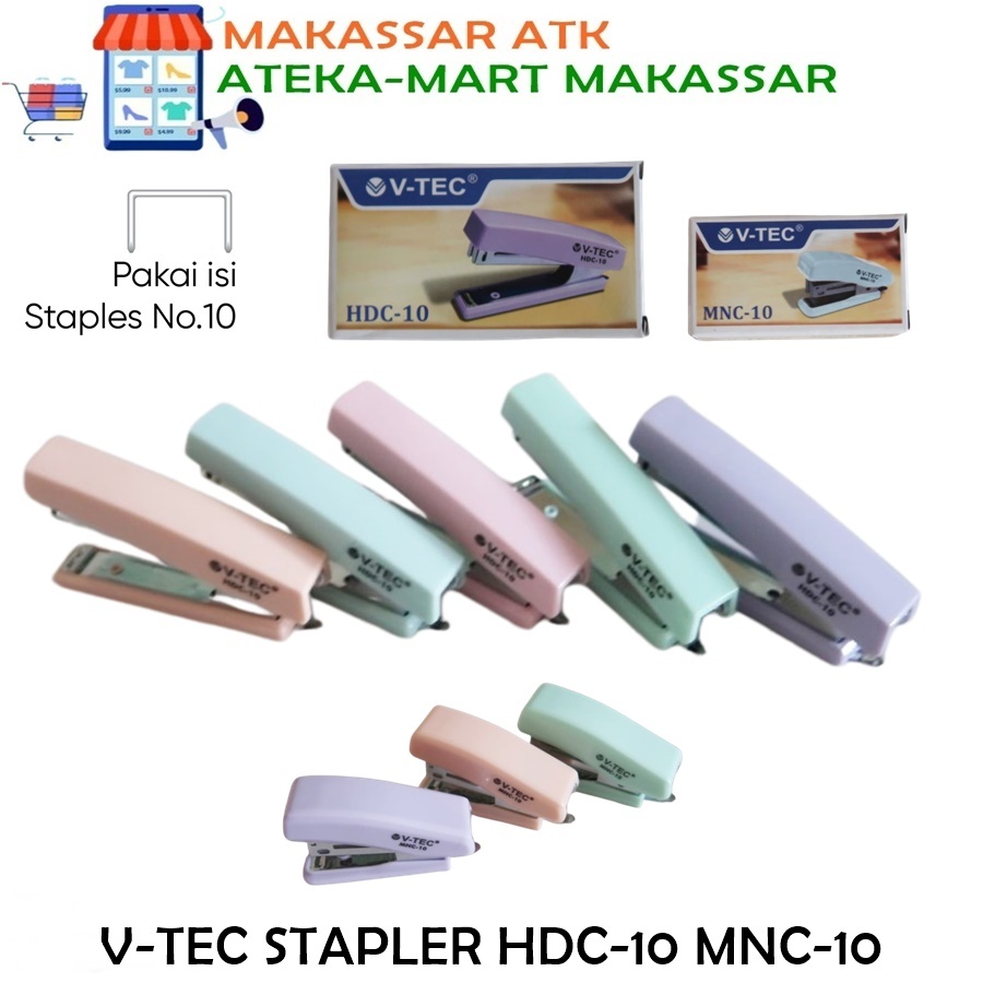 Jual [1 PCS] V-TEC STAPLER HDC-10 MINI MNC-10 HEKTER | Shopee Indonesia