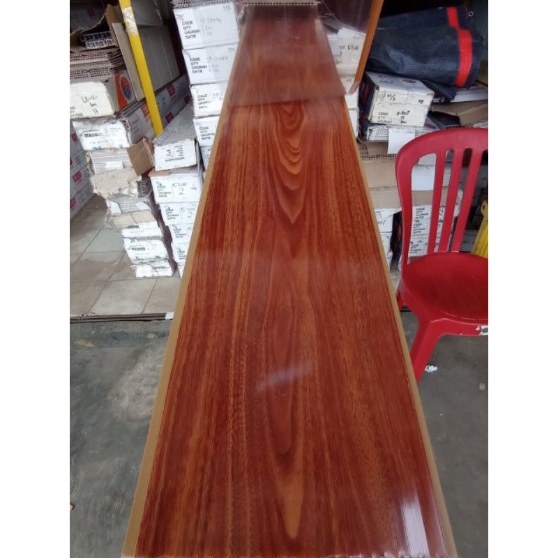Jual PLAFON PVC MOTIF KAYU GLOSSY TERMURAH | Shopee Indonesia