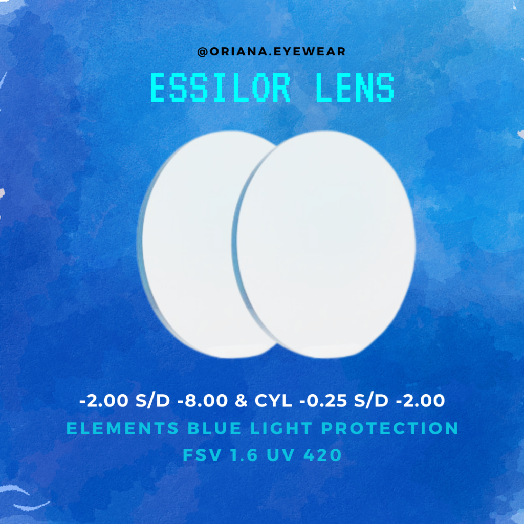 Jual Oriana Eyewear - Lensa Premium Essilor High Index | Lensa ...