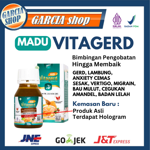 Jual Madu VITAGERD 350grm Herbal GERD dan Asam Lambung Menjaga ...