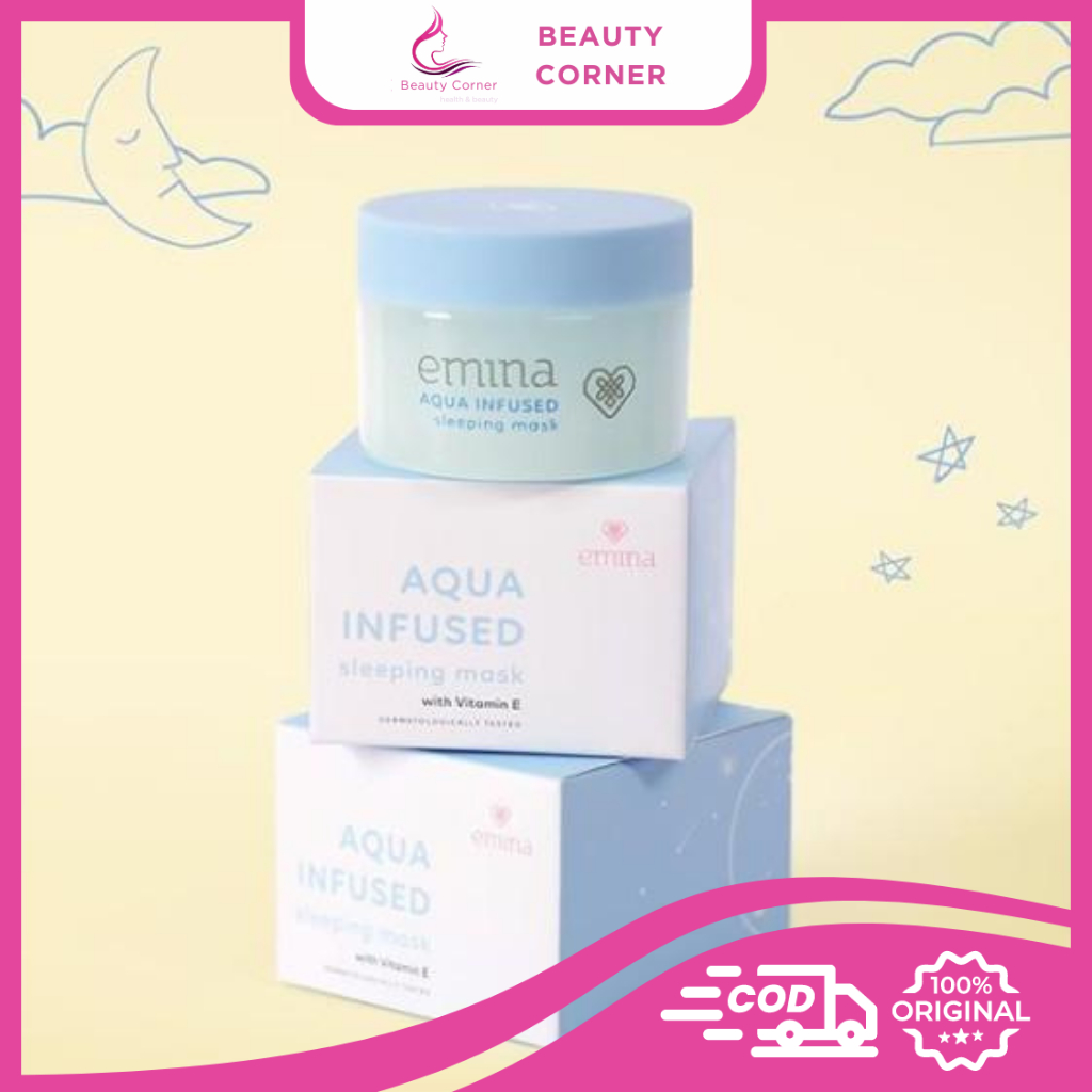 Jual EMINA Aqua Infused Sleeping Mask 30 g | Shopee Indonesia