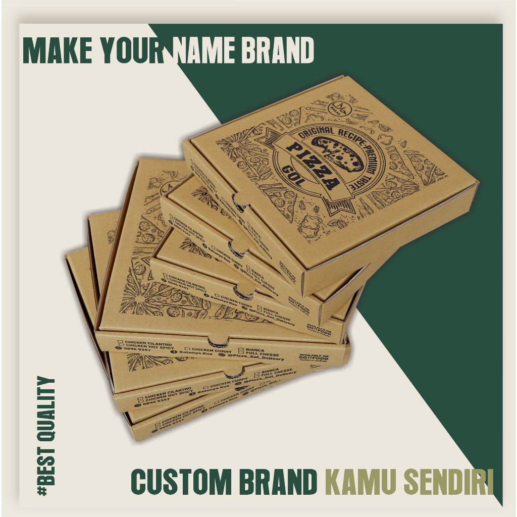 Jual Custom Sablon box Size (M) + SABLON 1 WARNA | custom desain ...