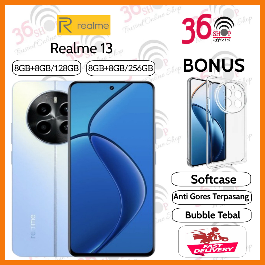 Jual Realme 13 NFC [8GB+8GB/128GB] [8GB+8GB/256GB] Garansi Resmi 1 tahun | Shopee Indonesia