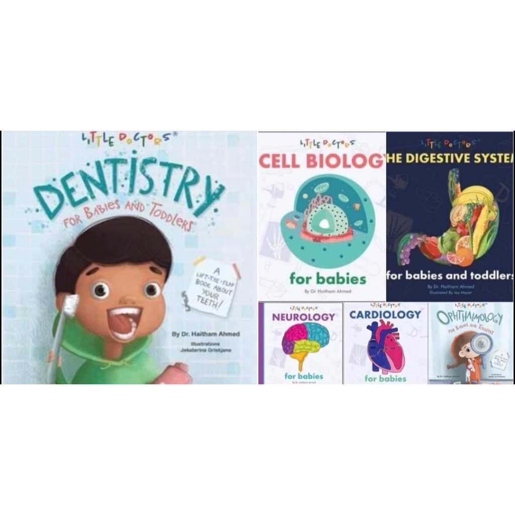 Jual Little doctors books : Cell Biology for babies / Cardiology for ...