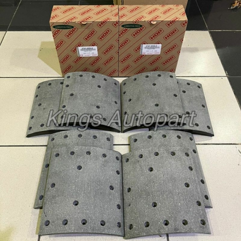 Jual Brake Lining Kampas Rem Belakang Hino Lohan FM260 TI 47441-9650LN ...