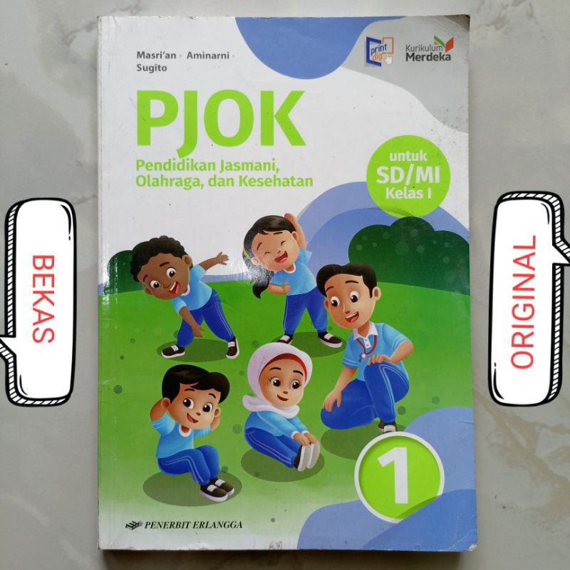 Jual Buku PJOK Pendidikan Jasmani Olahraga Kesehatan Penjasorkes Penjas Penjaskes Kelas 1 I SD ...