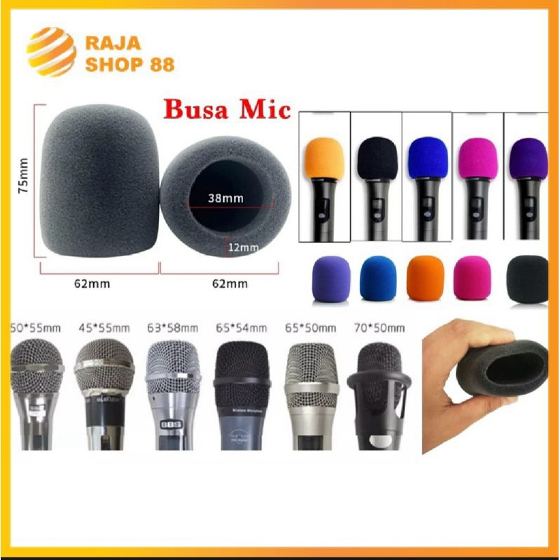 Jual 1pcs Busa Microphone Karaoke Cover Sarung Busa Mic Pelindung ...