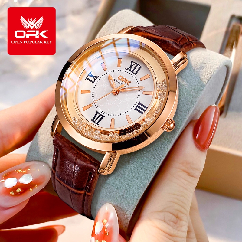Jual OPK Jam Tangan Wanita Original Anti Air Terbaru Tahan Cewek Korean ...