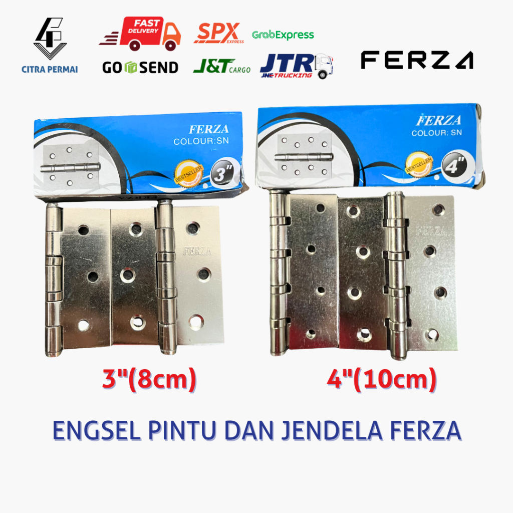 Jual ENGSEL PINTU JENDELA FERZA 3" INCH DAN 4" INCH / ENGSEL PINTU ...