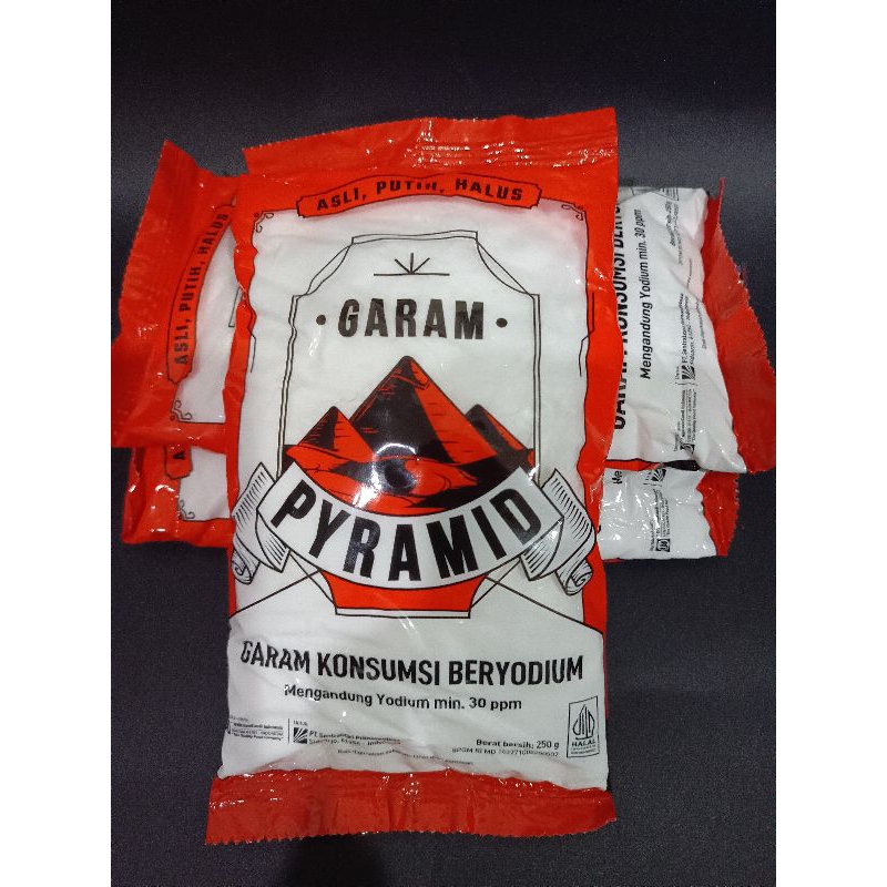 Jual PYRAMID GARAM DAPUR HALUS 250gr | Shopee Indonesia