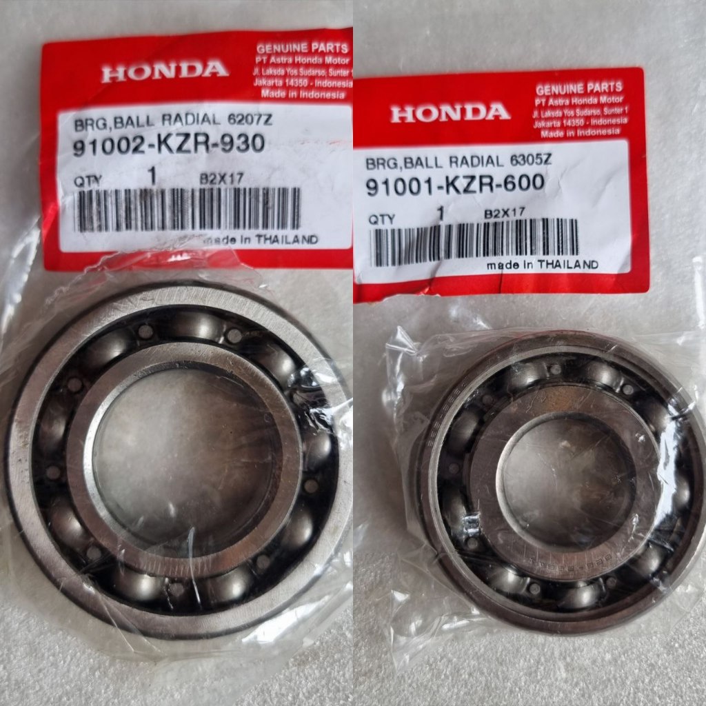 Jual Bearing Lahar Kor Krug As 1 Set 6207-6305Z KZR Vario 125, Vario ...