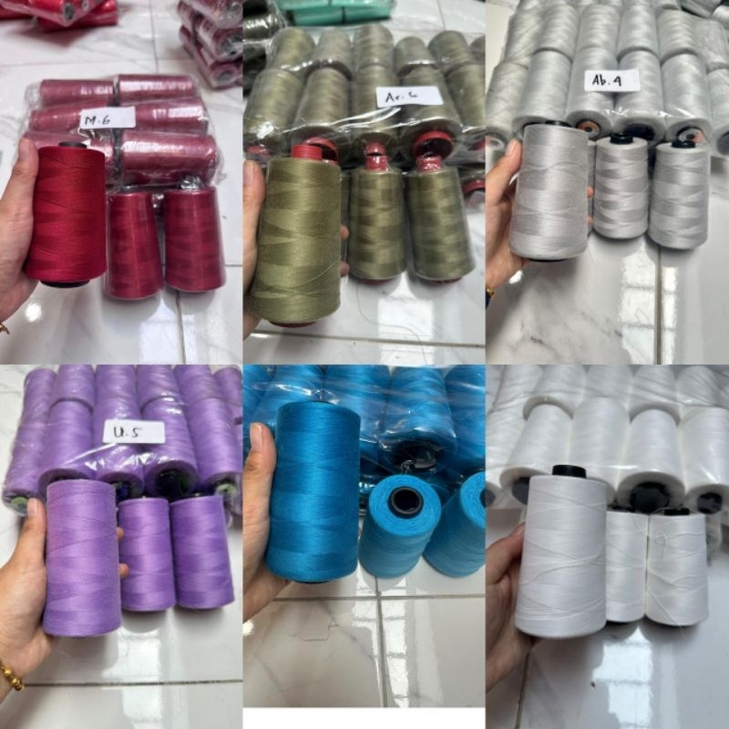 Jual benang jahit ukuran 40/2 panjang 5000M harga 12ribu/biji | Shopee ...