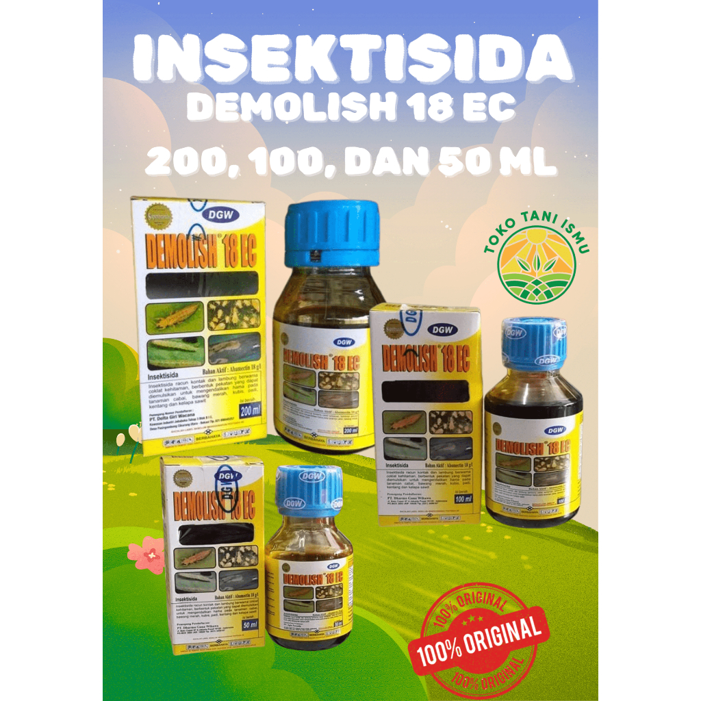 Jual INSEKTISIDA DEMOLISH 18 EC 200 ML 100 ML 50 ML | Shopee Indonesia