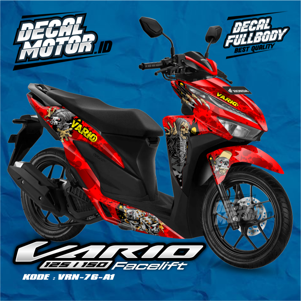 Jual DECAL FULLBODY MOTOR VARIO NEW GEN 1 125 / 150 CC FACELIFT TAHUN ...