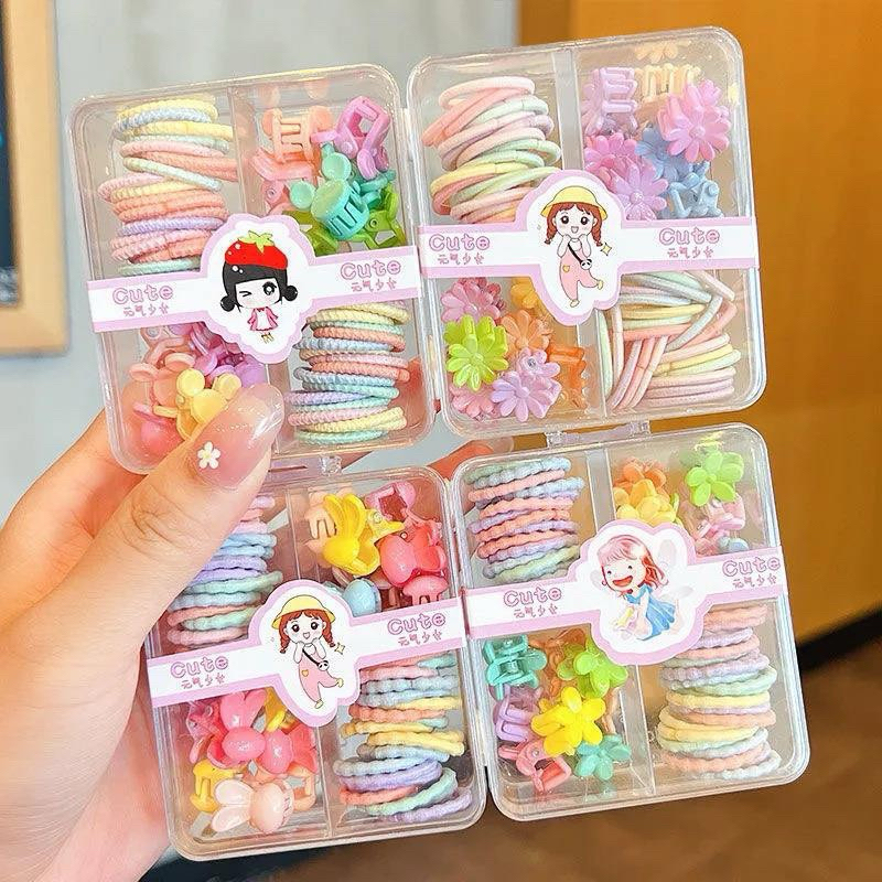 Jual FREE BOX - AKSESORIS RAMBUT SET ANAK MODEL KOREAN / KUNCIRAN ...