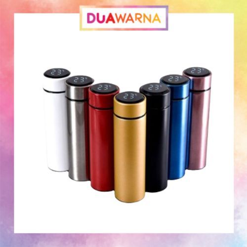 Jual DuaWarna Termos Suhu Smart Tumblr 500Ml Thermos Temperature LED ...