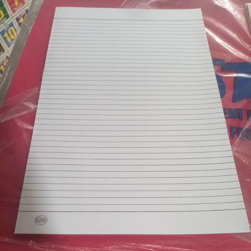 Jual Kertas Folio Sidu Bergaris | Shopee Indonesia