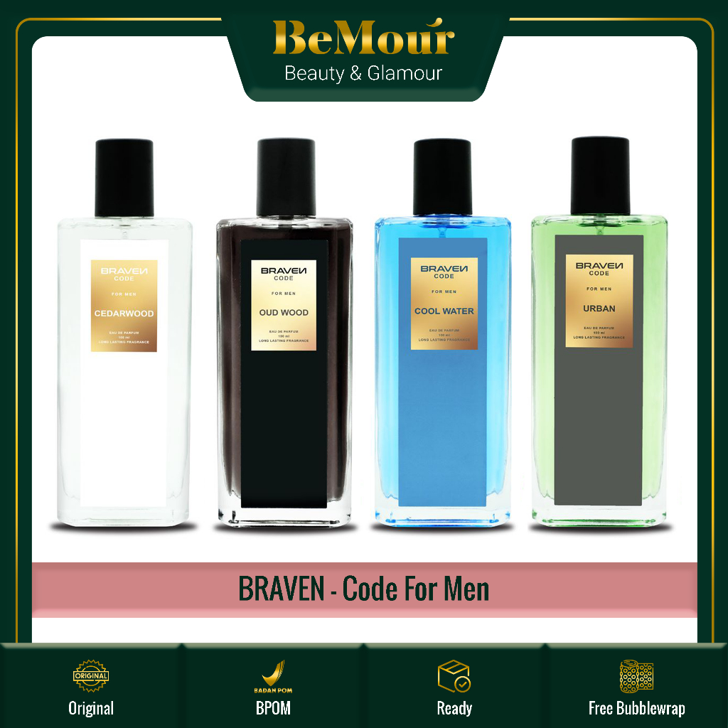 Jual BRAVEN - CODE EAU DE PARFUM ( 100 ml ) - Perfume Wangi Tahan Lama ...