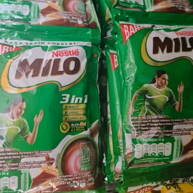 Jual Nestle Milo 3in1 susu milo sarapan sehat (10 sachet) | Shopee ...