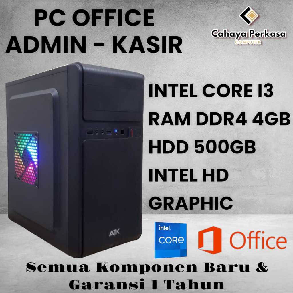 Jual CPU | Komputer | PC Rakitan | PC Desktop | PC Rakitan Core i3 8100 komputer rakitan core i3 ...